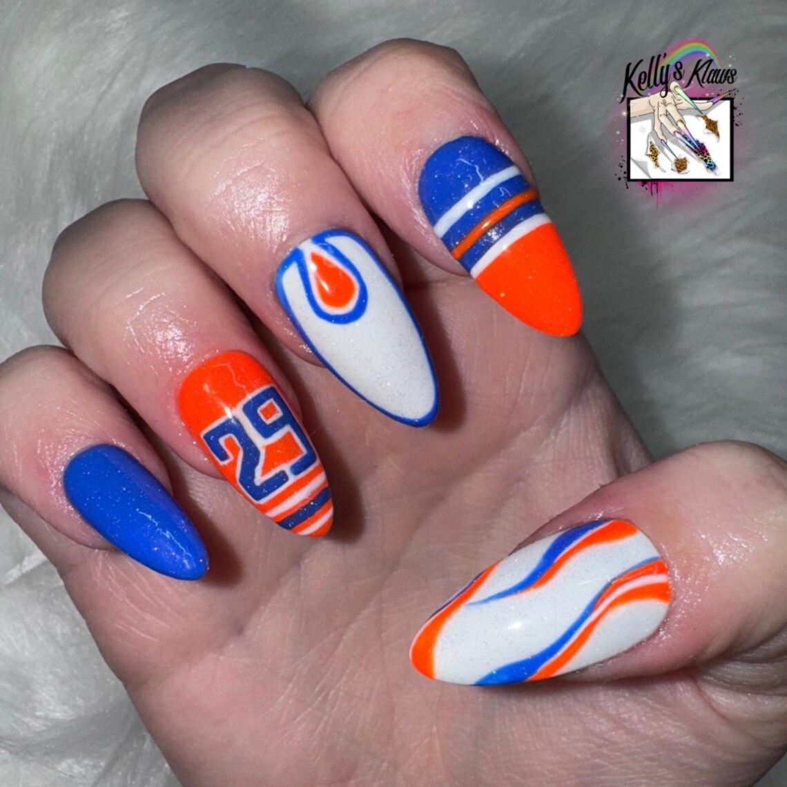 GO TEAM GO! | Your Favourite Sports Team Themed Nails | Reusable Custom ...