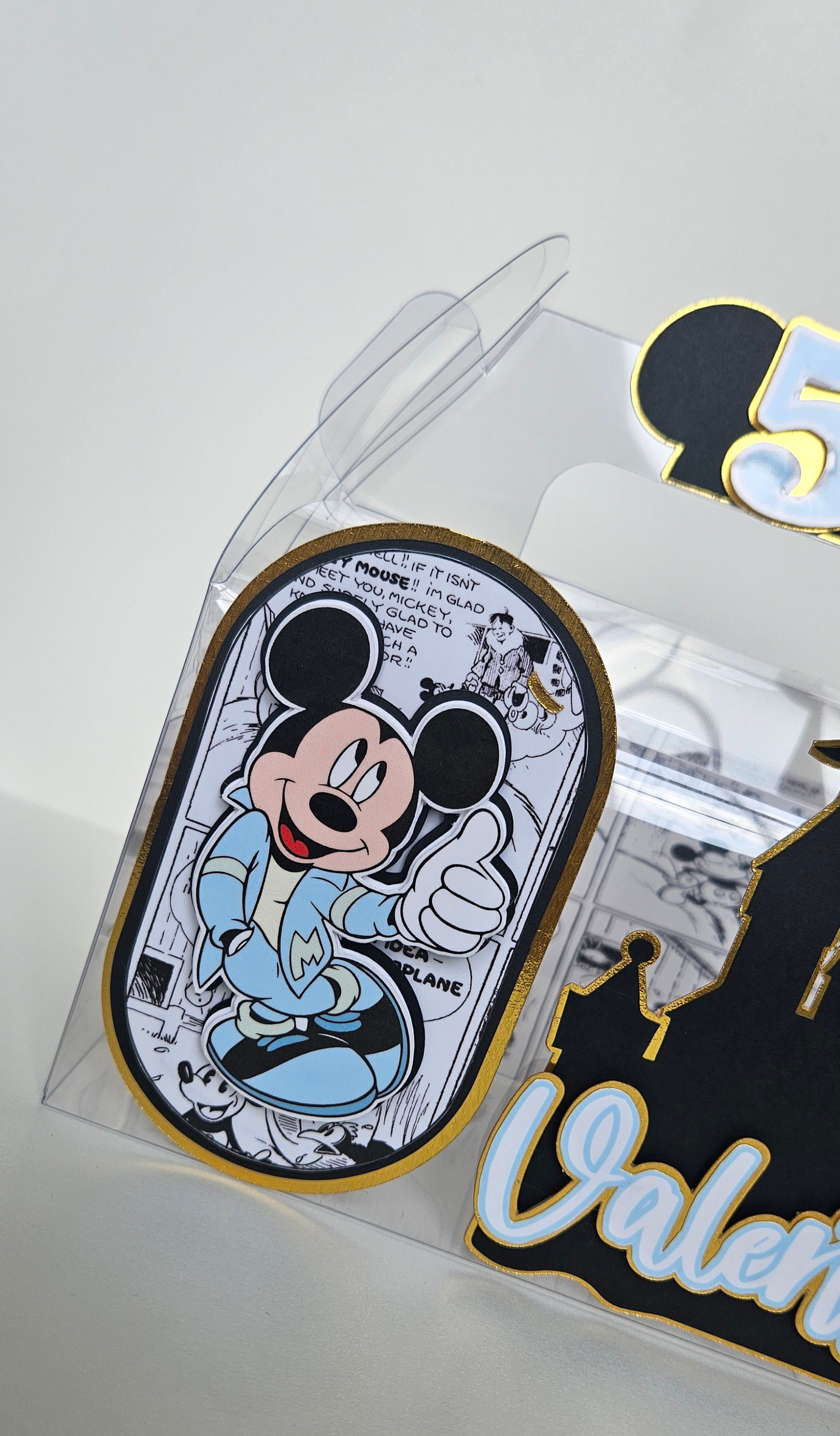 Boy Mouse 3D Favor Box | Boy Birthday Favor Box | Boy Party Favors ...
