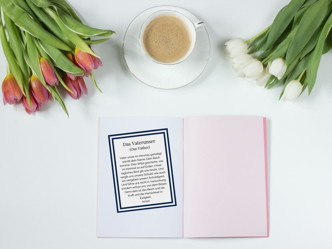 Prayer Cards in German in Instant Download - Etsy