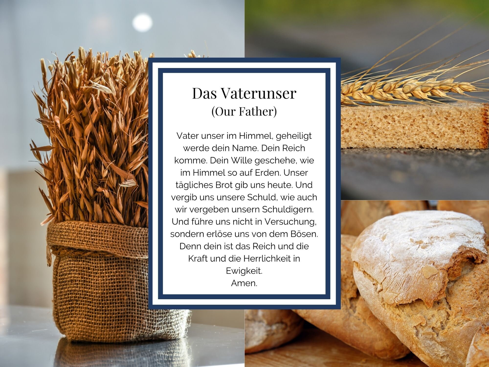 Prayer Cards in German in Instant Download - Etsy