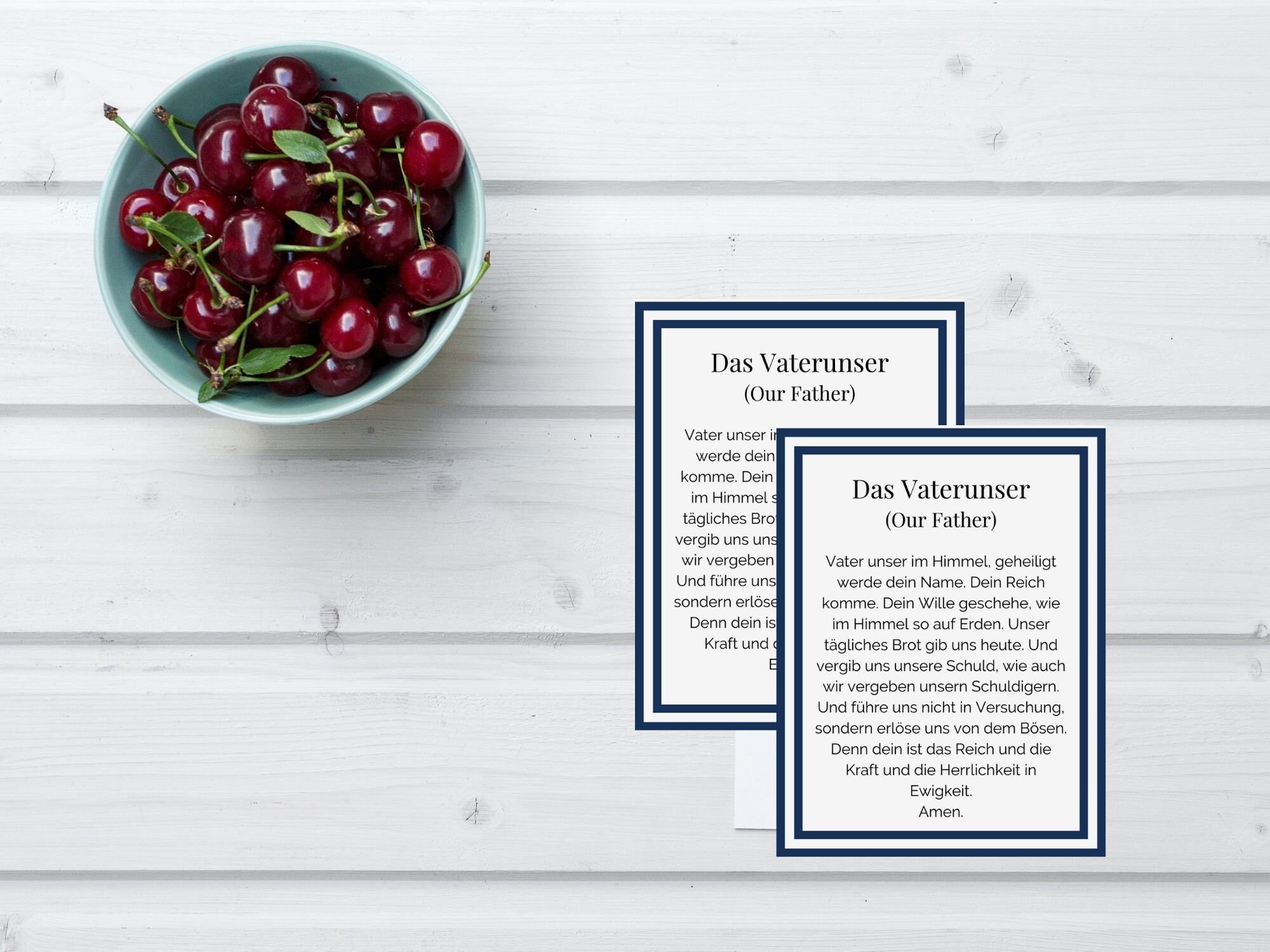 Prayer Cards in German in Instant Download - Etsy