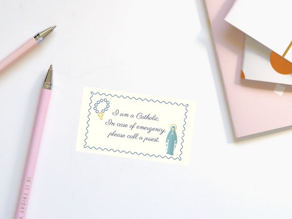 Prayer Card for Wallet in Instant Download - Etsy