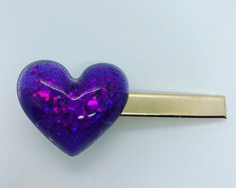 Love Heart Hair Clip - Etsy