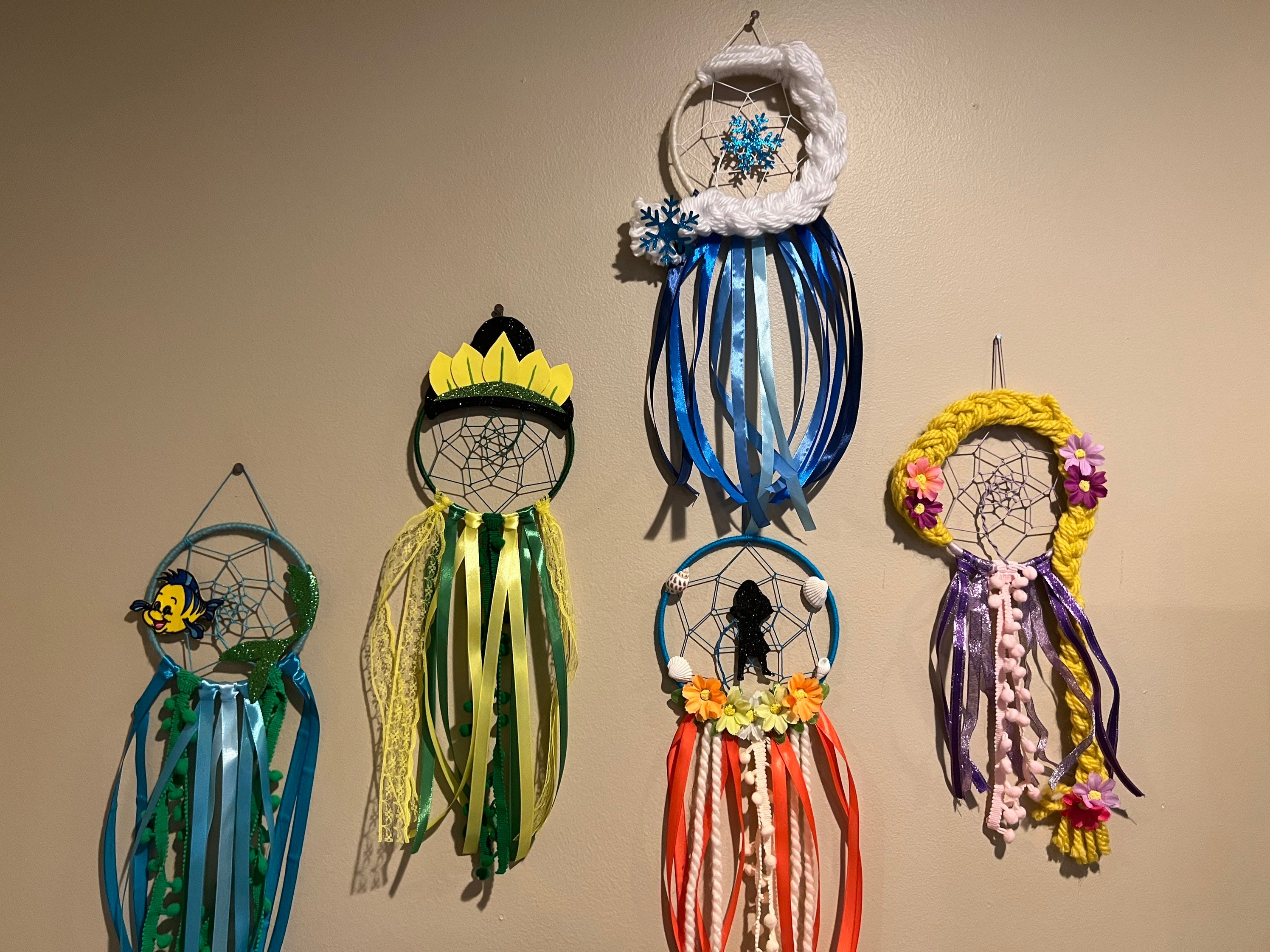 Princess Inspired Mini Dream Catchers - Etsy