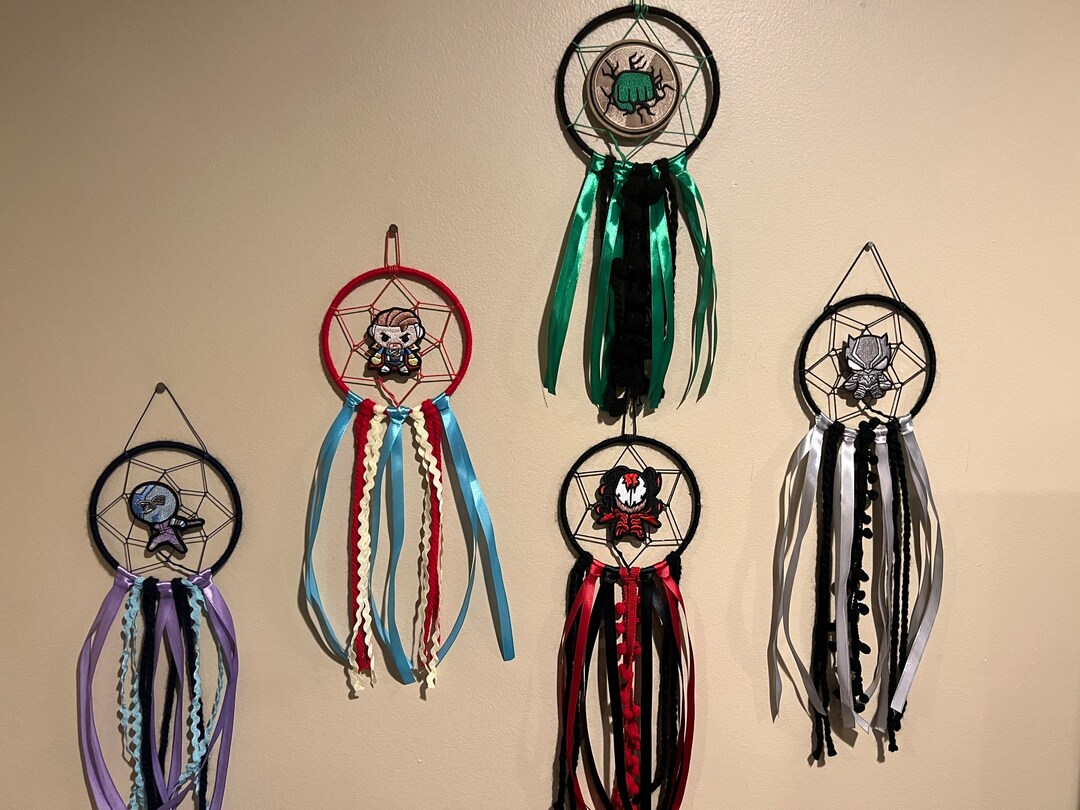 Marvel Inspired Mini Dream Catchers - Etsy