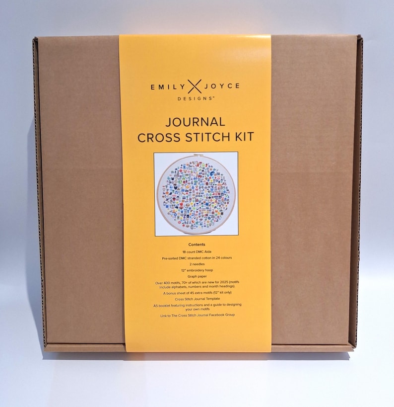 Cross Stitch Journal Kit, Cross Stitch Journal, Mini Cross Stitch ...