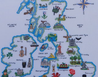 Modern Cross Stitch | Etsy UK