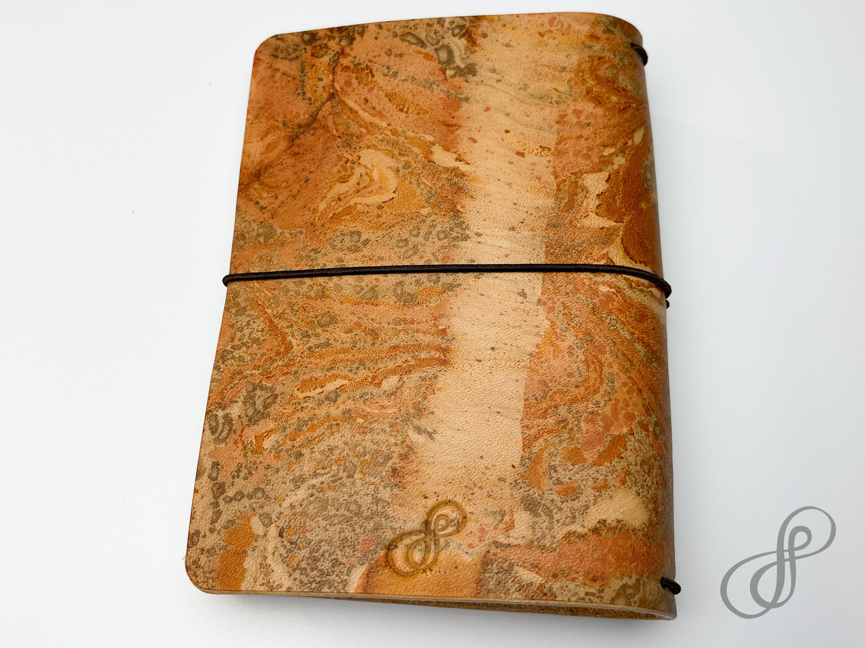 Leather Traveler's Notebook Cover passport Size Hand - Etsy