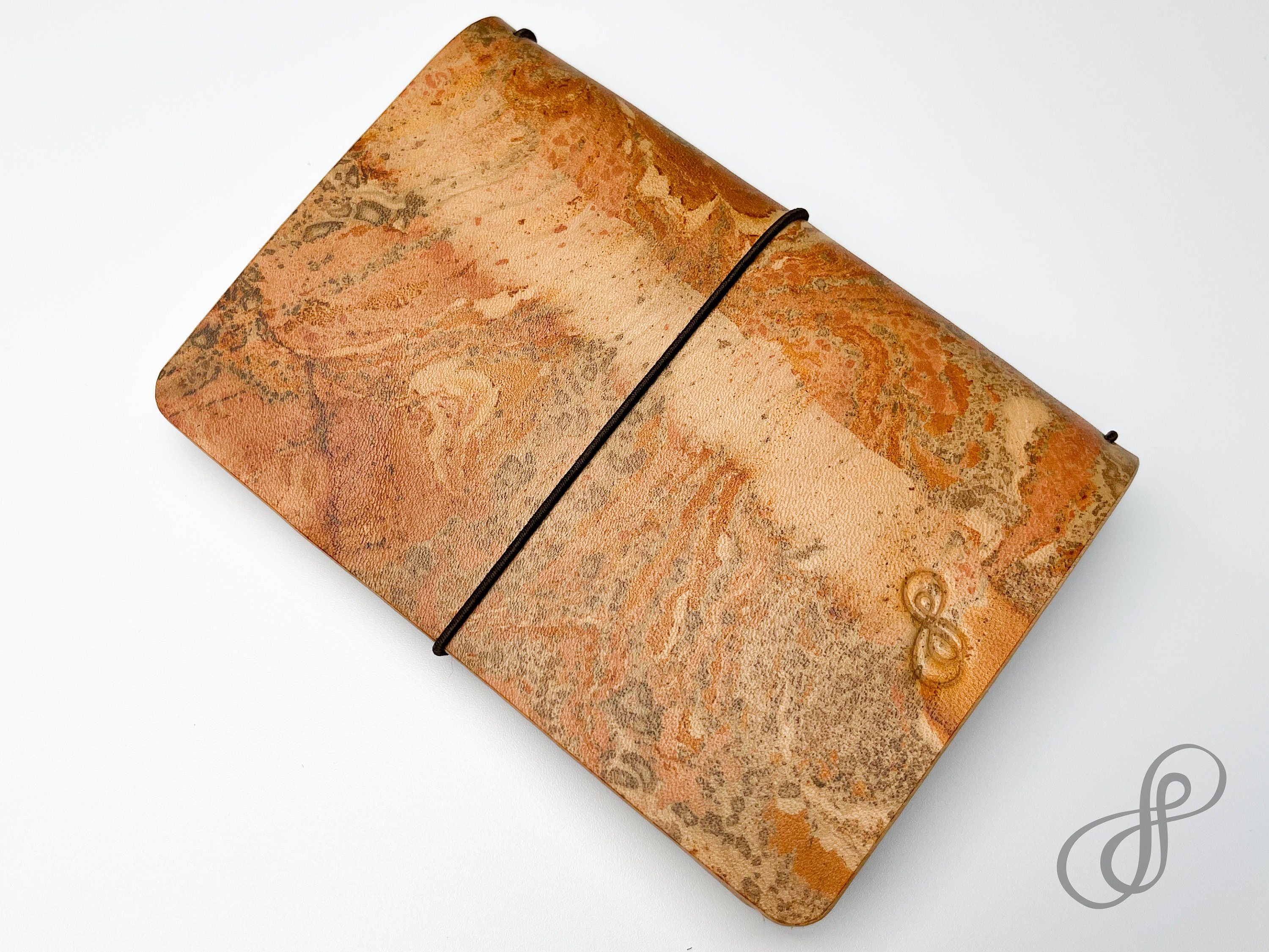 Leather Traveler's Notebook Cover passport Size Hand - Etsy