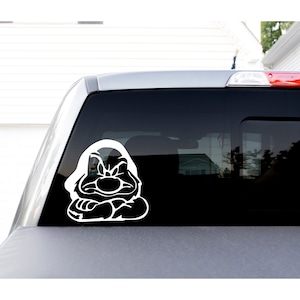 Grumpy Decal, Grumpy Dwarf Car Decal, Laptop Decal, Accessories Decal ...