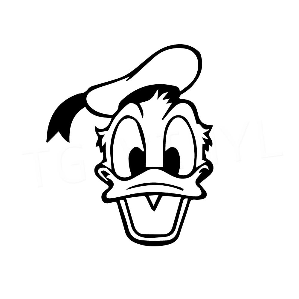 Donald Duck Drawing Face