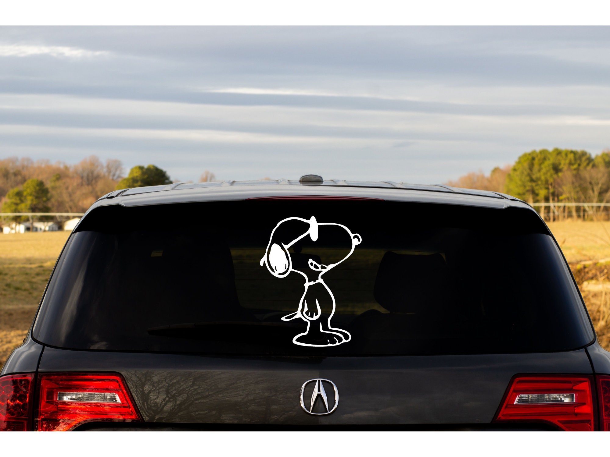 Snoopy Walking Decal Snoopy Sunglasses Decal Snoopy Decal | Etsy