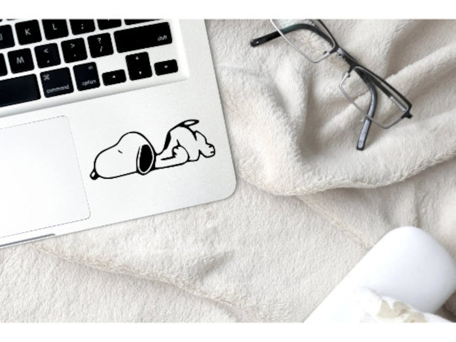 Snoopy Peeking Decal Snoopy Waving Hi Decal Snoopy Laying | Etsy