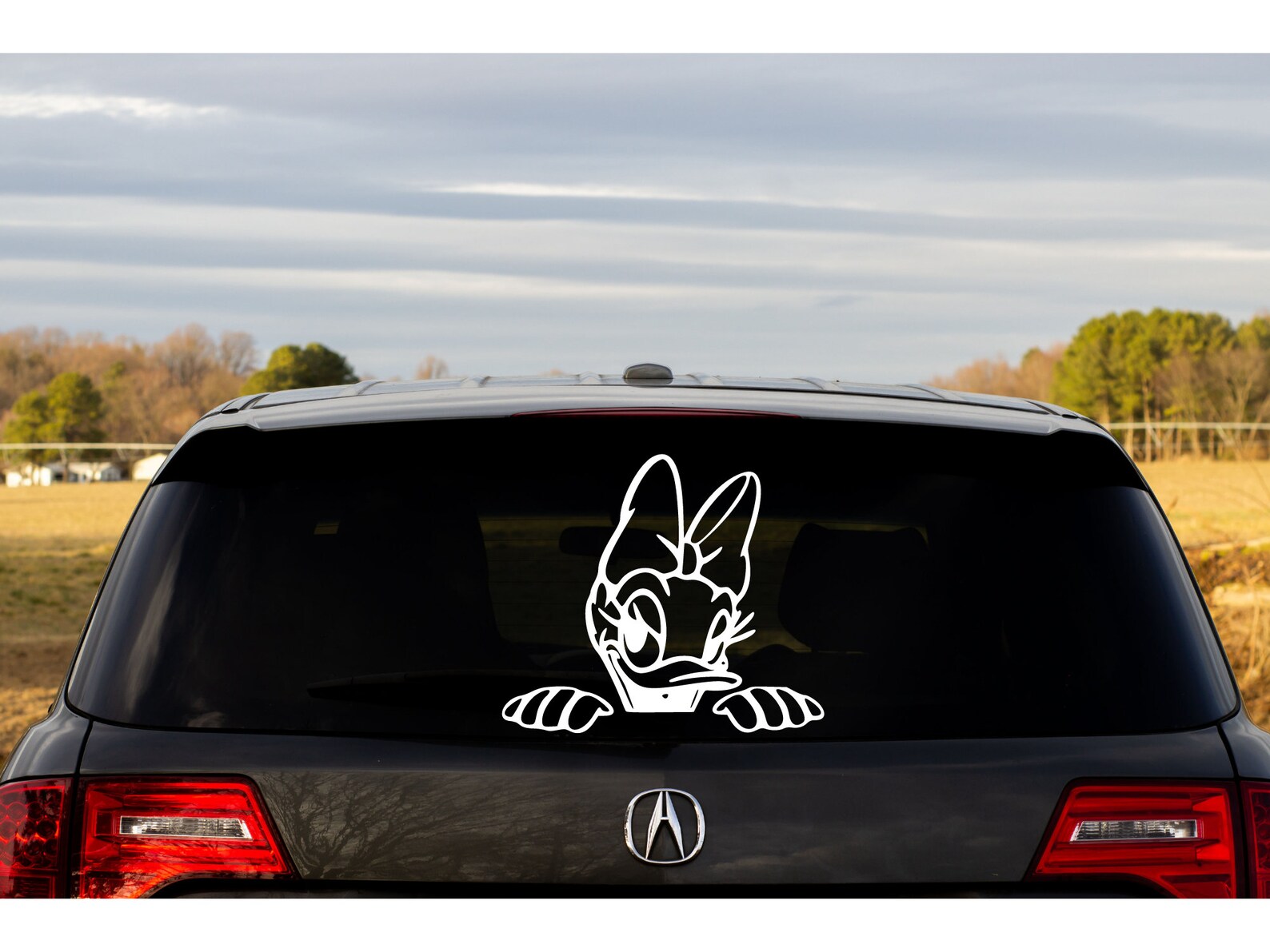 Donald Duck Peeking Decal Goofy Peeking Decal Peeking Daisy | Etsy