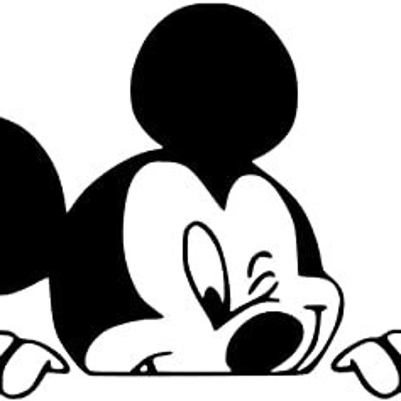 Mickey Mouse Decal - Etsy