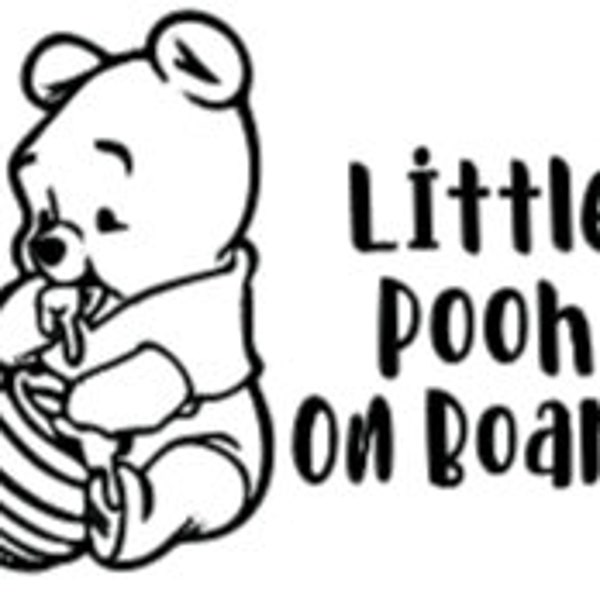 Pooh Bear Baby on Board - Etsy