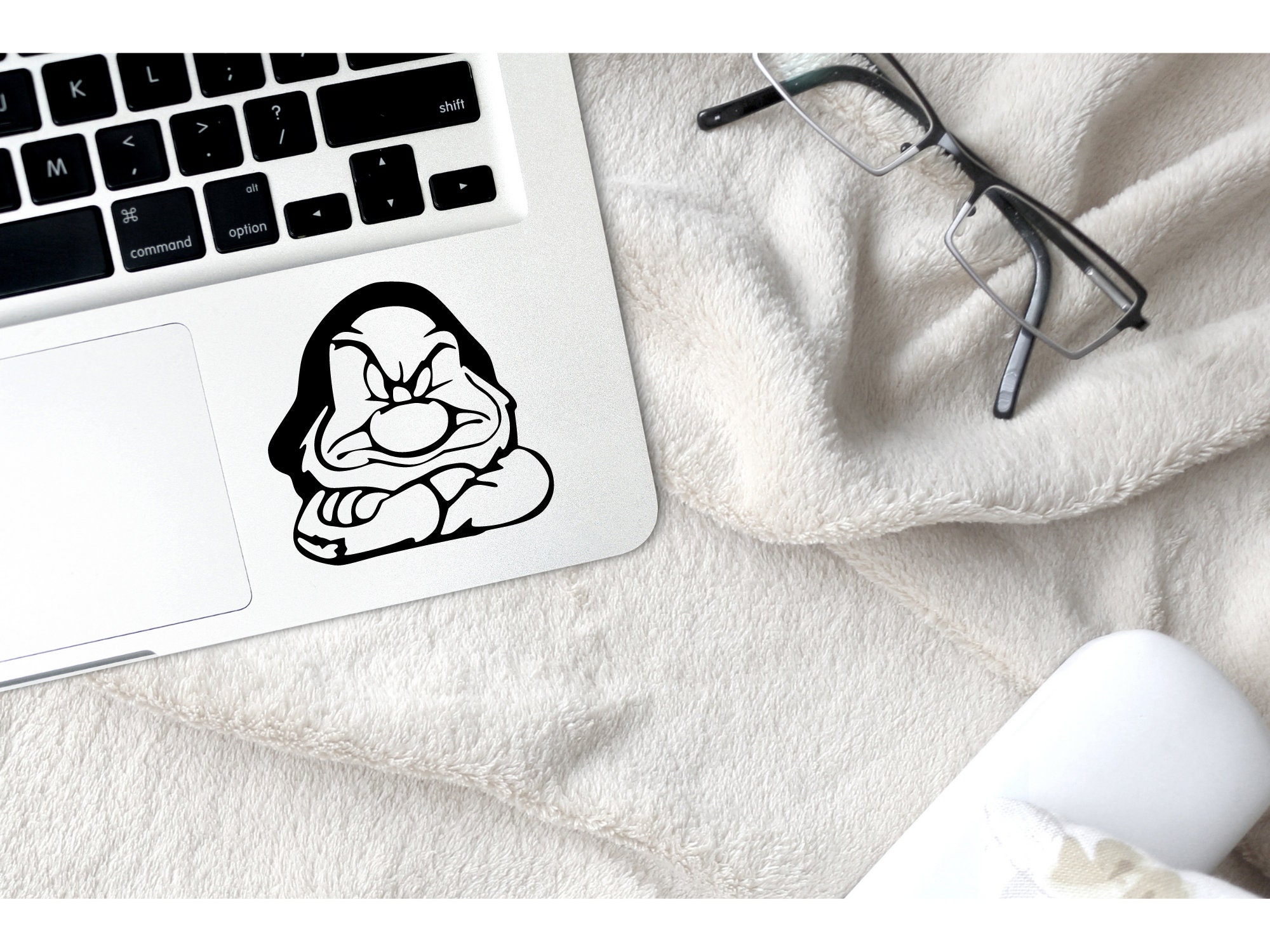 Grumpy Decal Grumpy Dwarf Car Decal Laptop Decal - Etsy UK