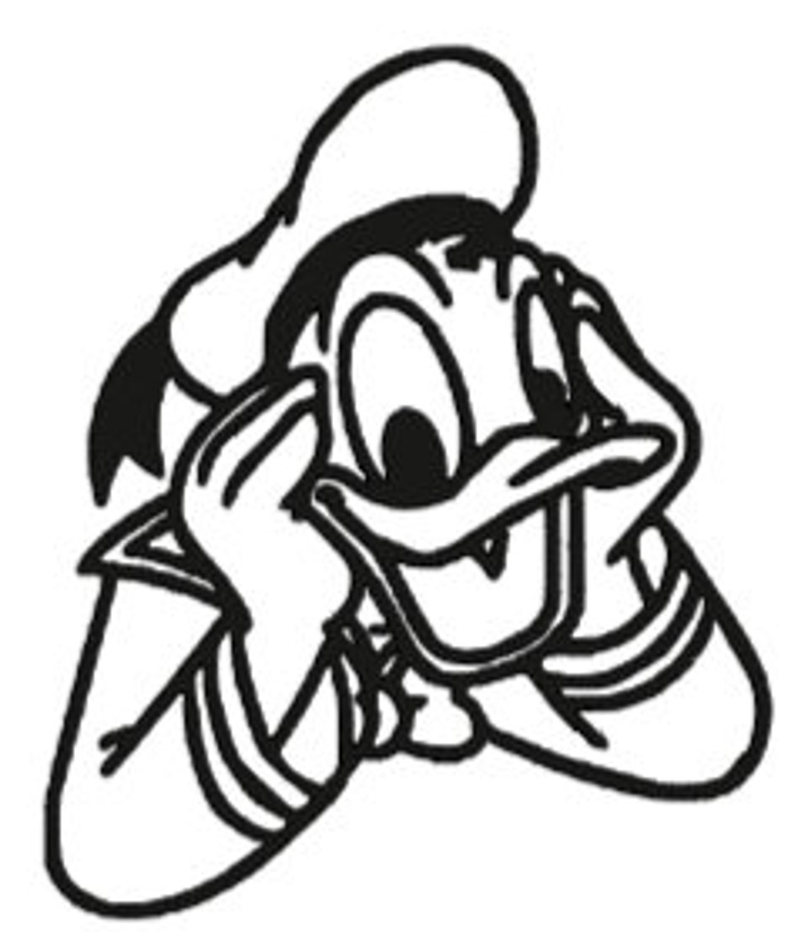 Donald Duck Resting Decal//daisy Duck Resting Decal//daisy - Etsy