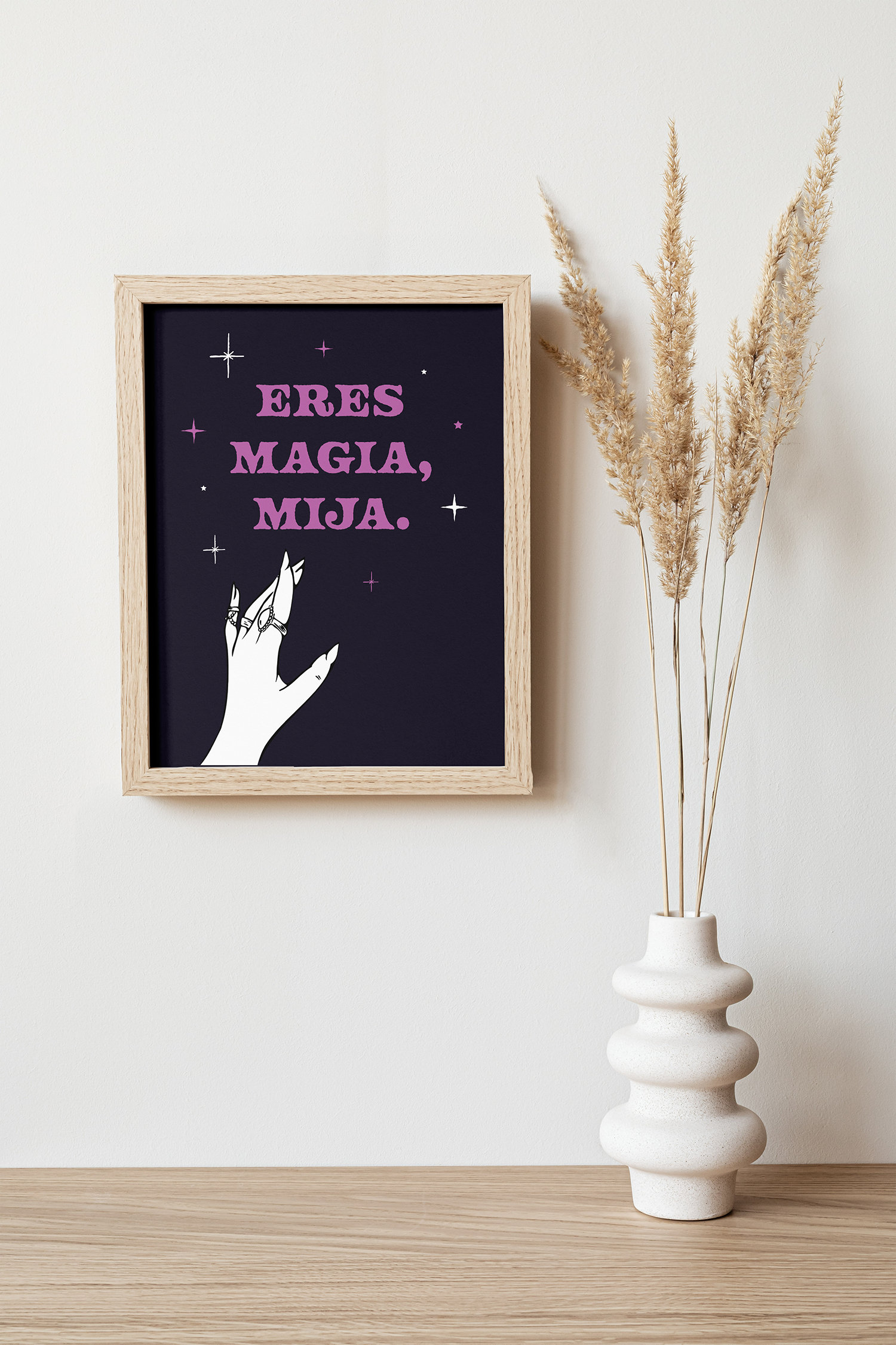Printable: Eres Magia, Mija. Latina Wall Art. Latina Minimal Art. You ...