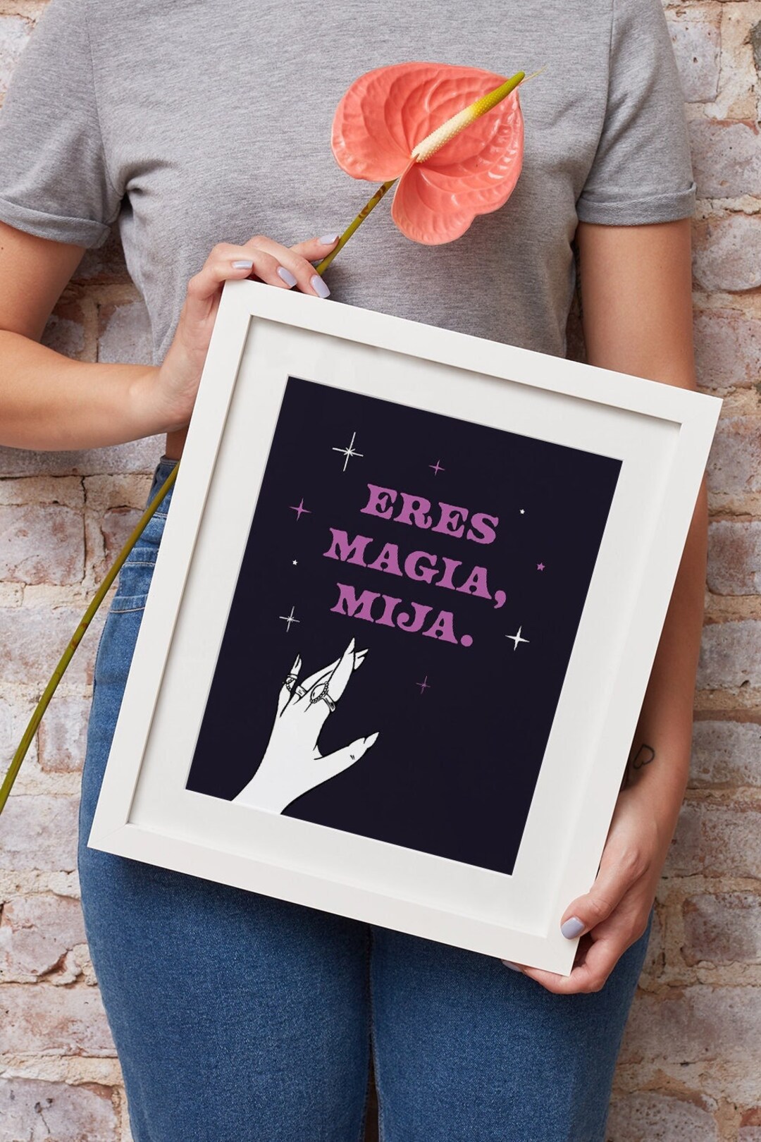 Printable: Eres Magia, Mija. Latina Wall Art. Latina Minimal Art. You ...