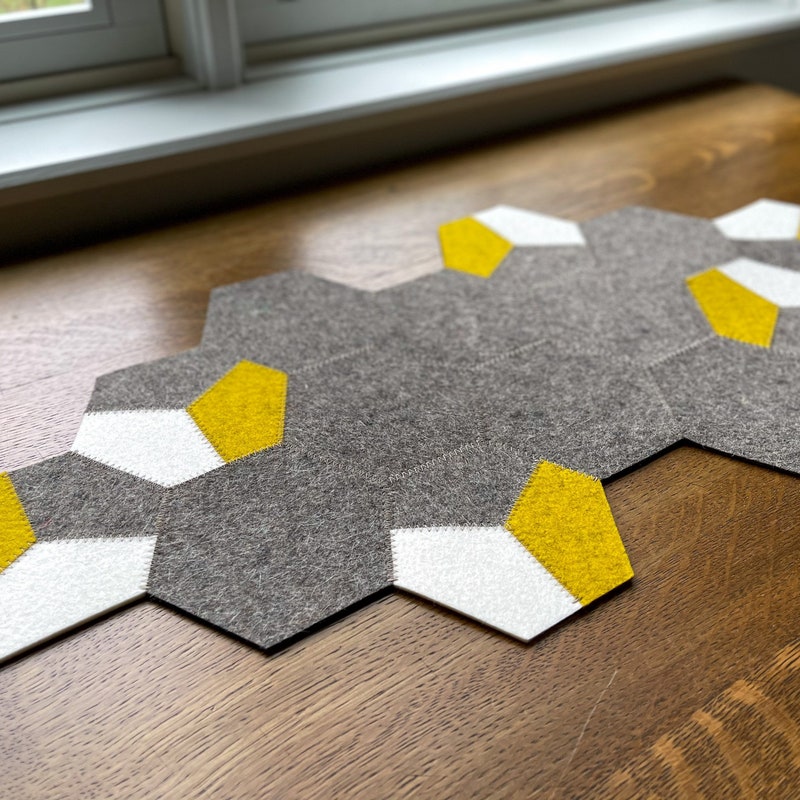 Hexagon Table Runner - Etsy
