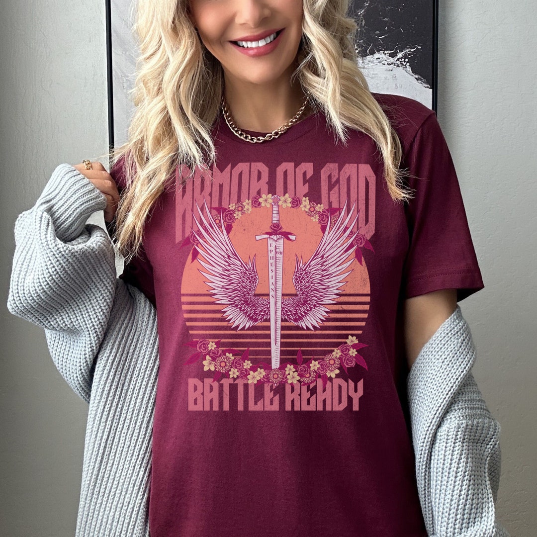 Christian Tshirts Armor of God Christian Merch Jesus Shirt Bible Verse ...