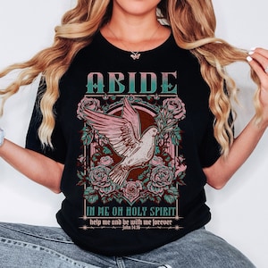 Holy Spirit Christian Shirt Aesthetic Christian Streetwear Bible Verse ...