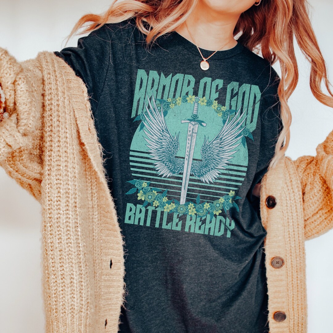 Christian Tshirts Armor of God Christian Merch Jesus Shirt Bible Verse ...