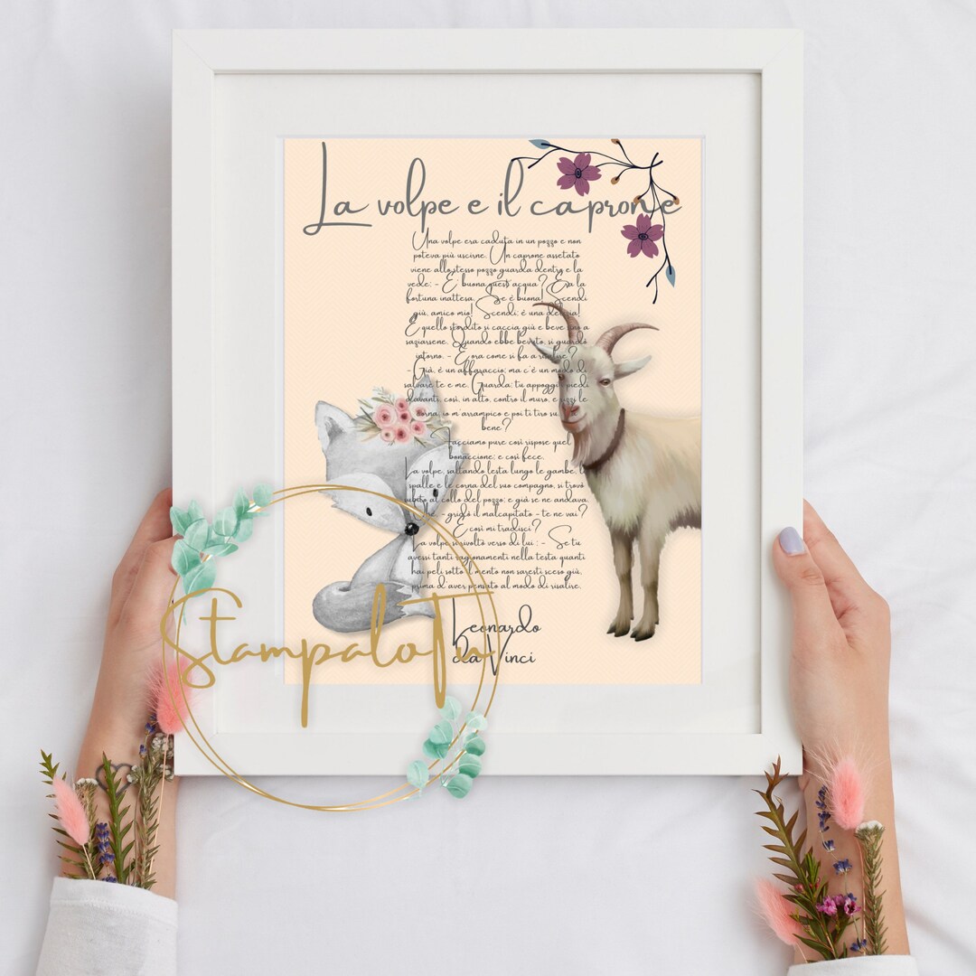 Fable of the Fox and the Goat - Etsy