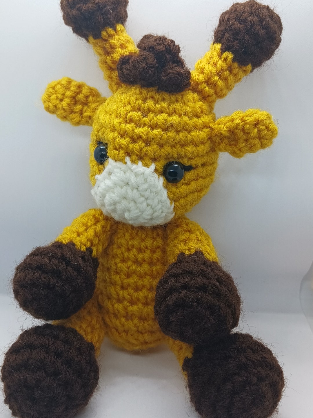 Cute Crochet Giraffe Stuffie Amigurumi - Etsy