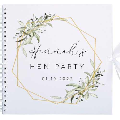 Personalised Hen Party Scrapbook Photo Album Bridal Shower - Etsy