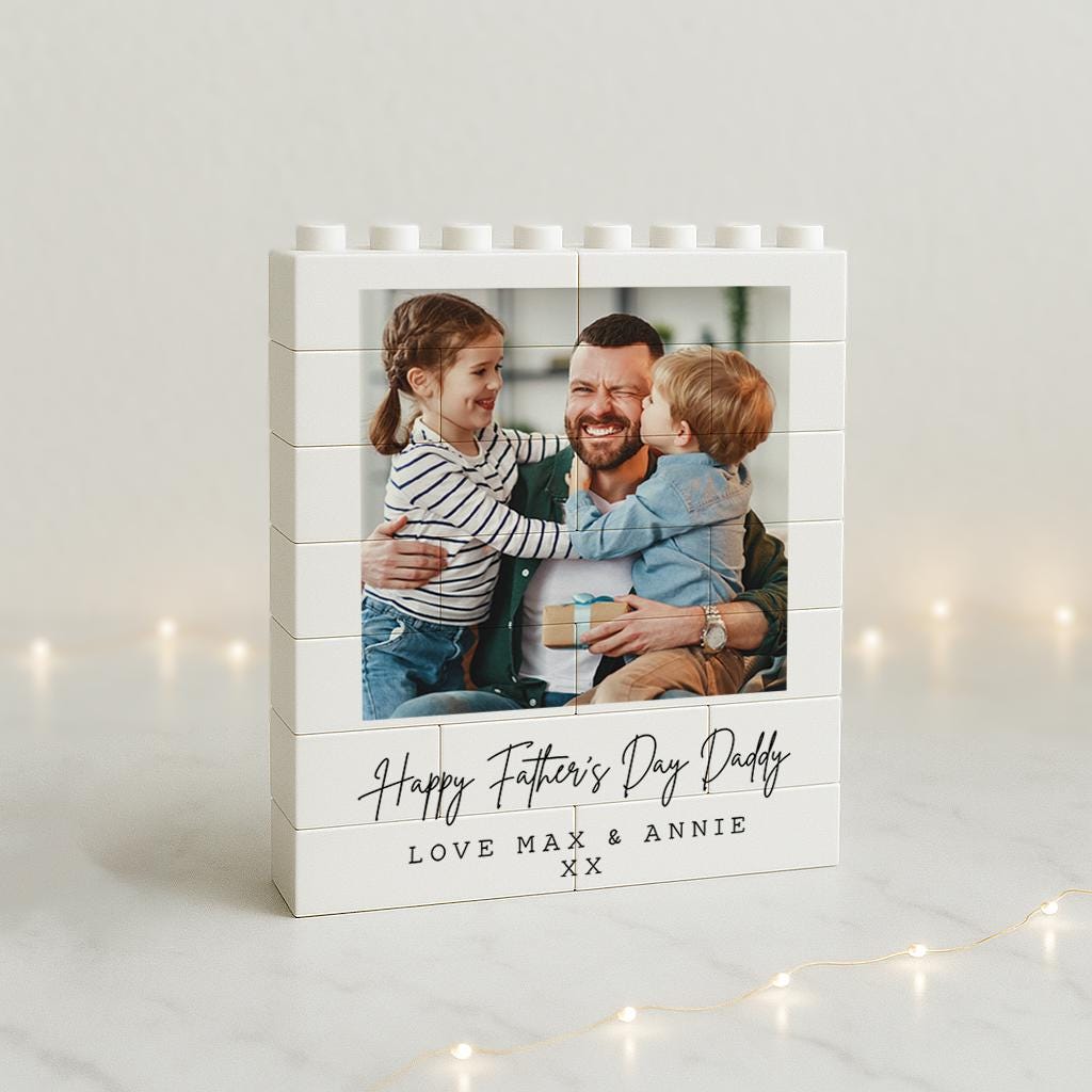 Upload Photo Personalized Family Photo Building Blocks, Custom Brick ...