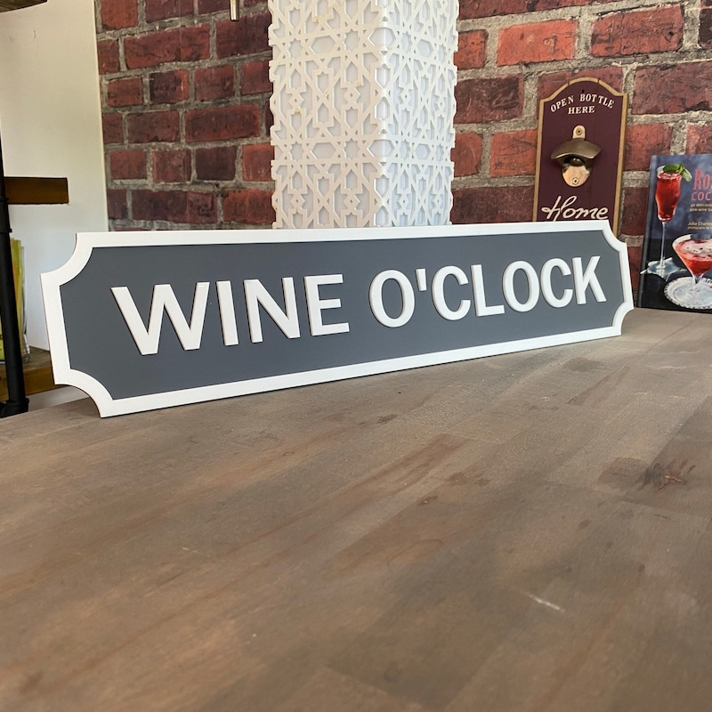 Wooden Wine Sign - Etsy