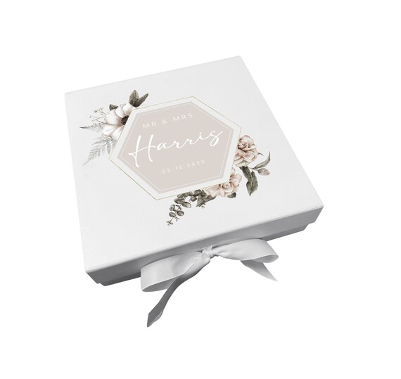 Personalised Wedding Gift Box Keepsake Box - Etsy