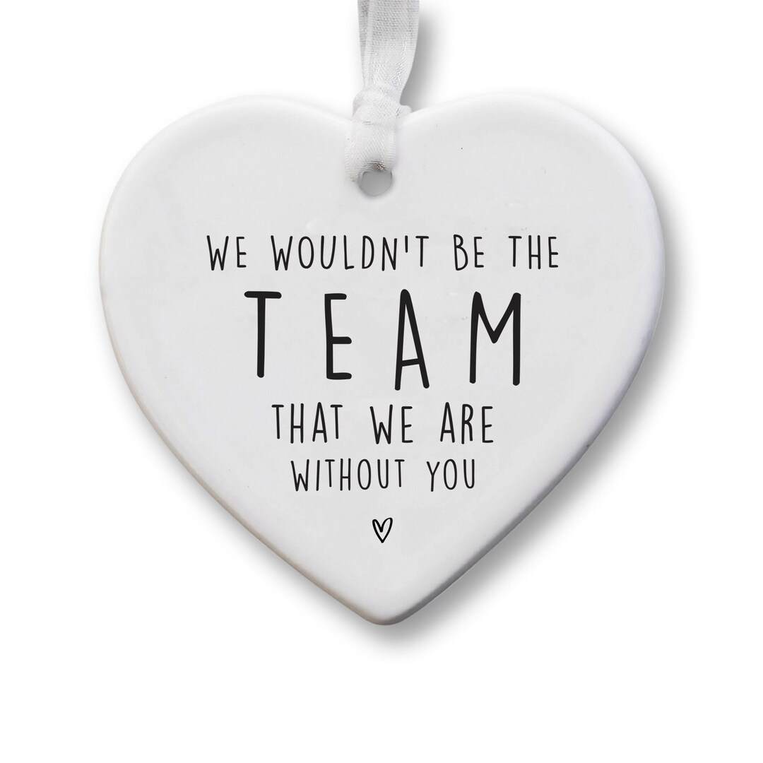 Thank You Team Ceramic Keepsake KS148 Great Team Gift Team Leader Gift ...
