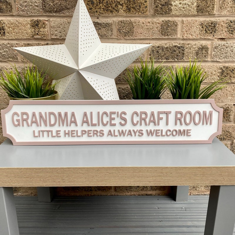 Craft Room Sign - Etsy