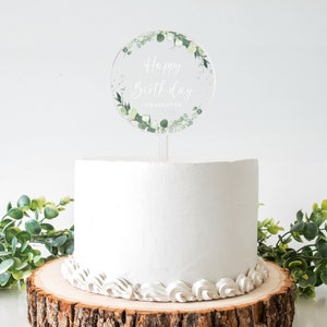 Personalised Birthday Cake Topper | Birthday Cake Topper | Happy ...