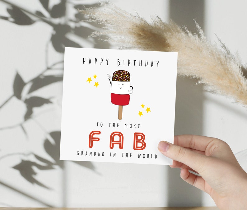 Funny Birthday Card | Happy Birthday | Thank You Card | Grandad Gift ...