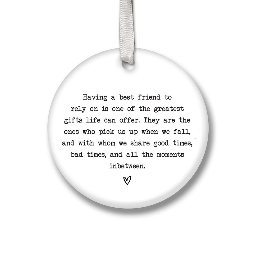 Best Friend Keepsake CKS67 | Best Friend Gift | Ceramic Keepsake | Gift ...