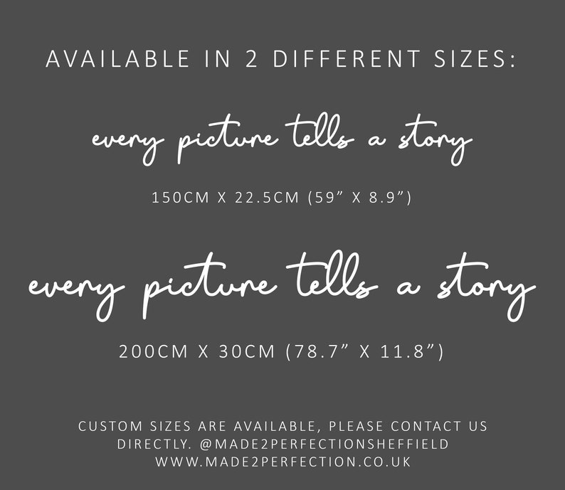 Every Picture Tells a Story Word Art Family Home Wall Art - Etsy