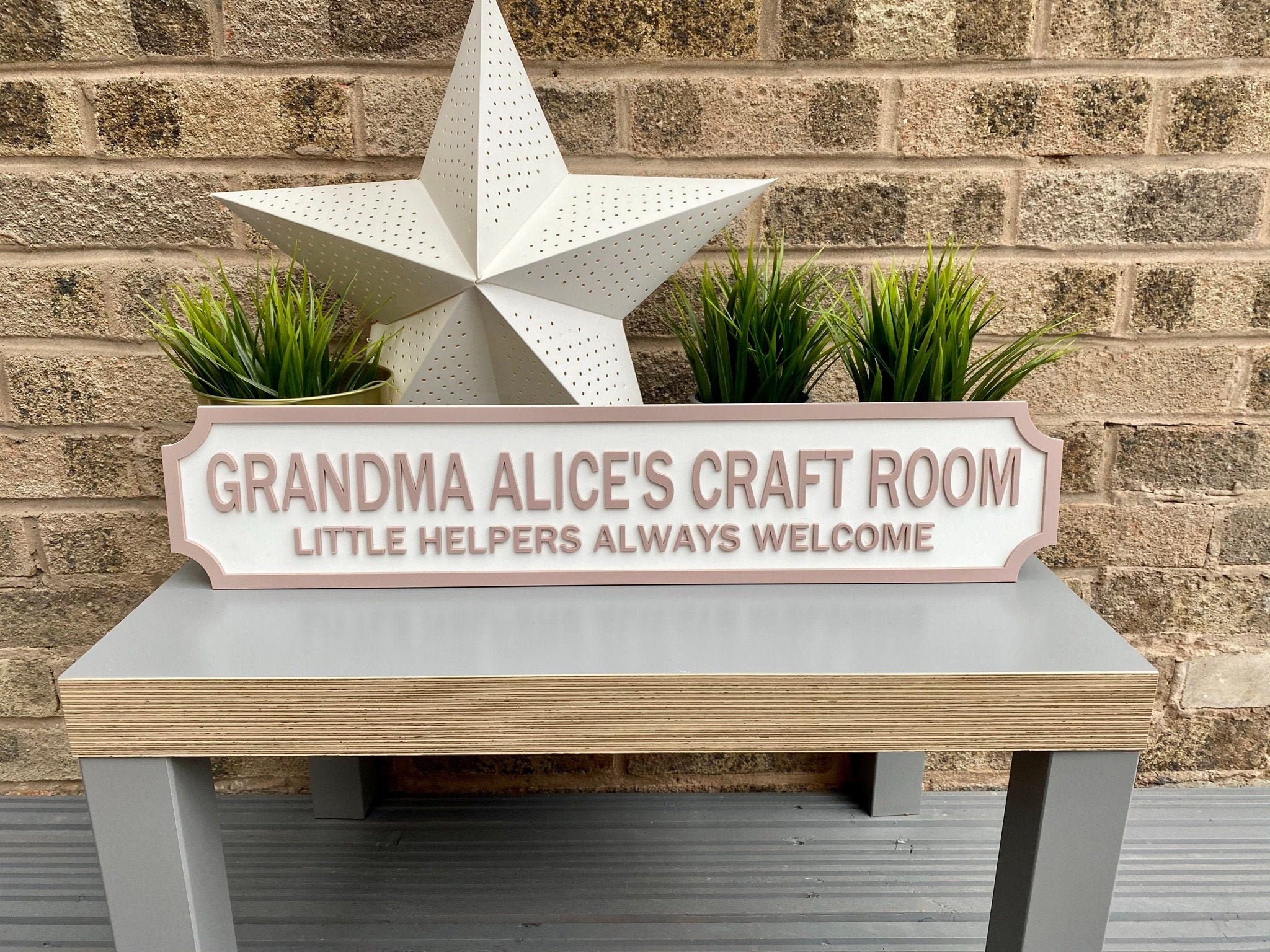 Personalised Craft Room Sign Personalised Gift Sewing Room - Etsy