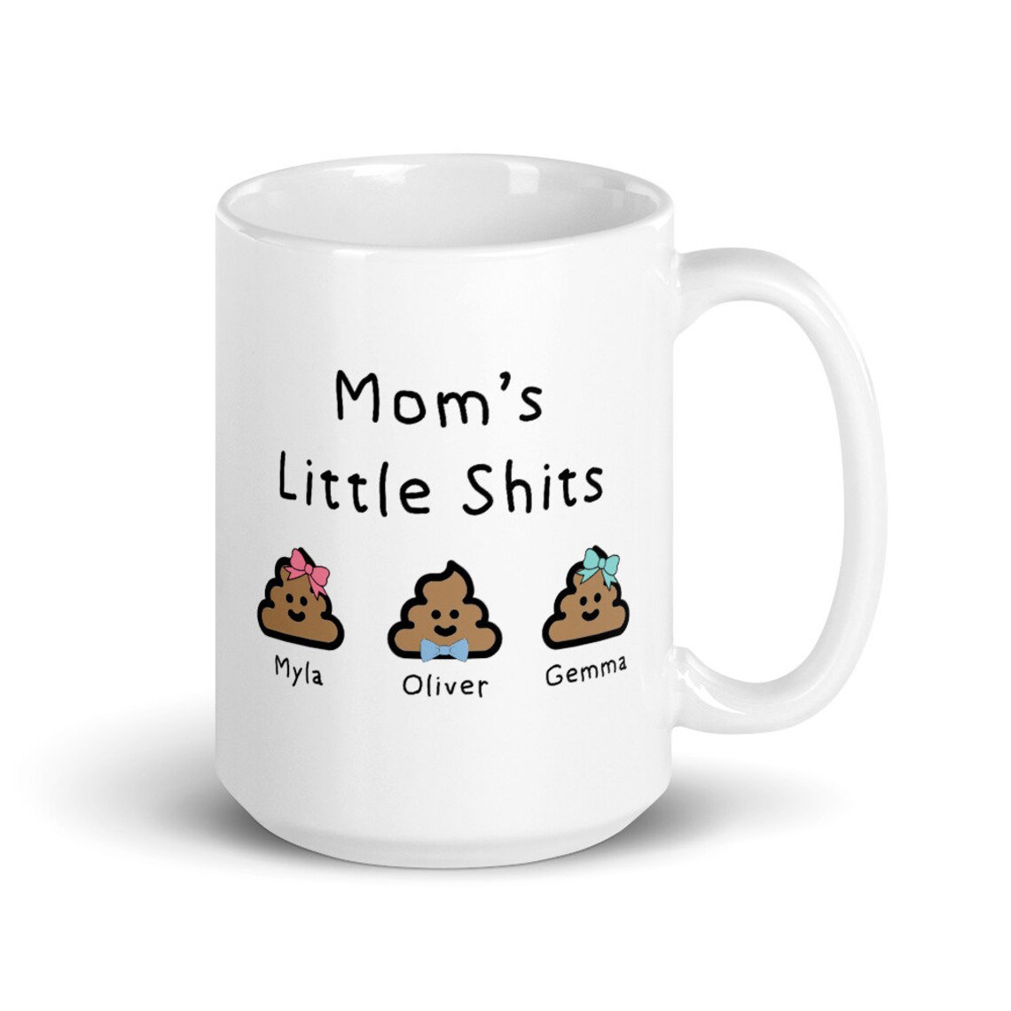 Personalized Mom's Little Shits Mug Little Shits Custom - Etsy