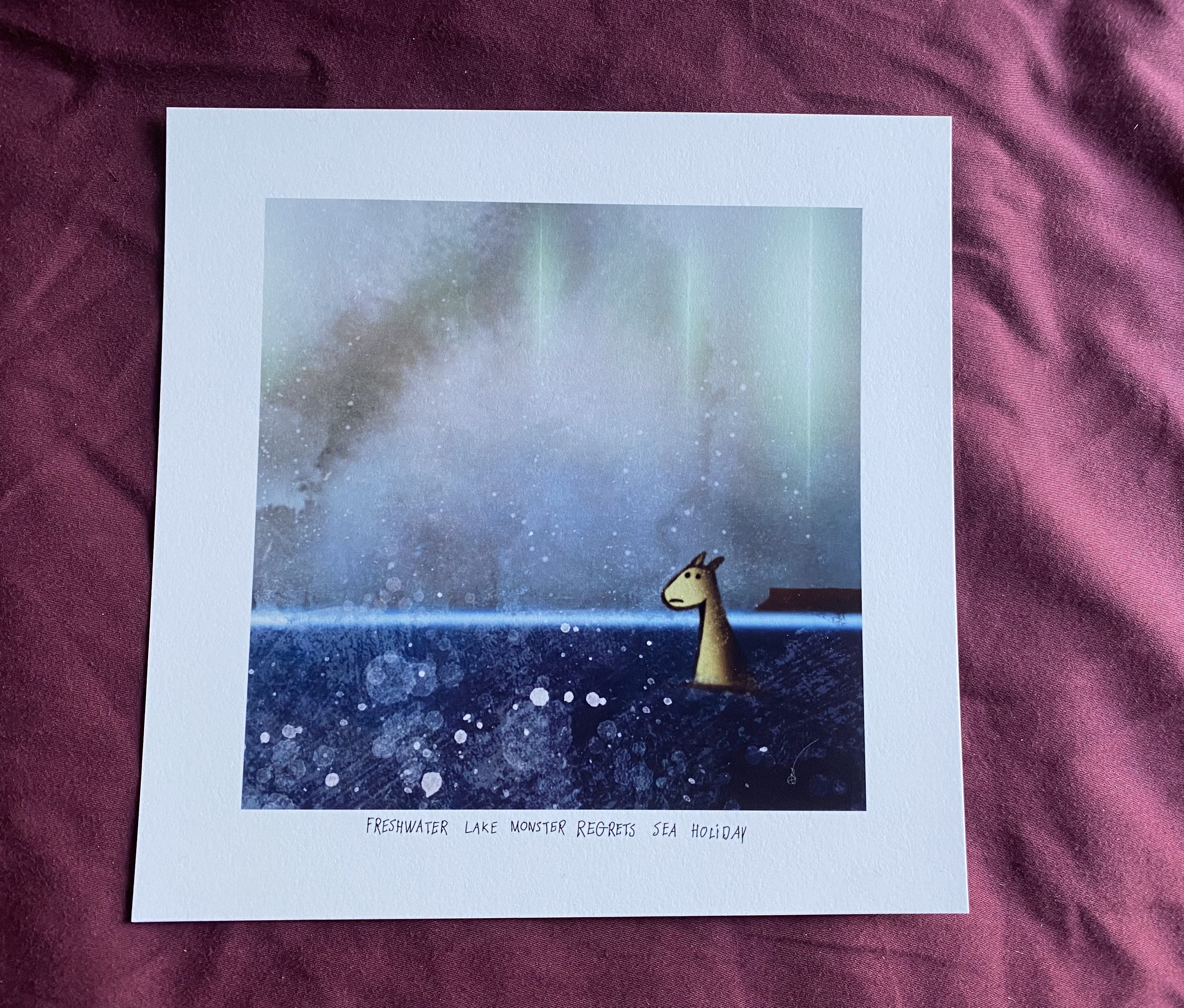 Freshwater Lake Monster Regrets Sea Holiday - Etsy