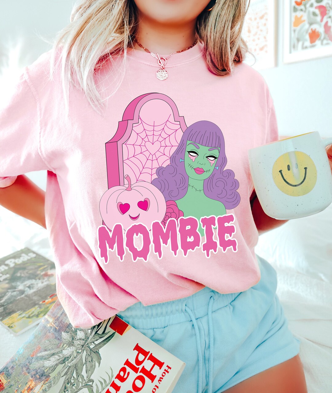 Mombie Shirt Comfort Colors Halloween Shirt Funny Zombie Shirt Momster ...