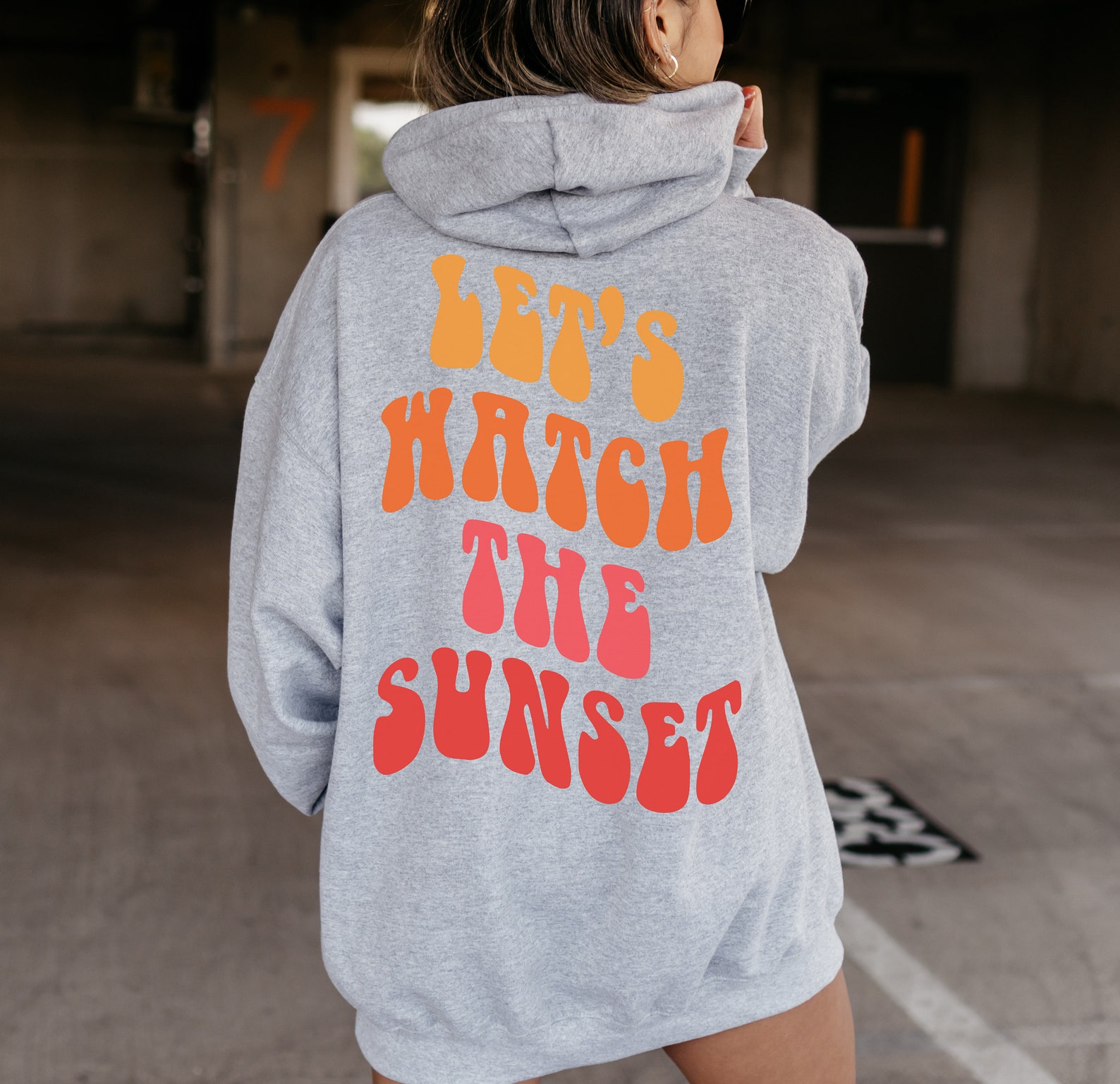 Let's Watch the Sunset Hoodie Trendy Hoodie Aesthetic - Etsy