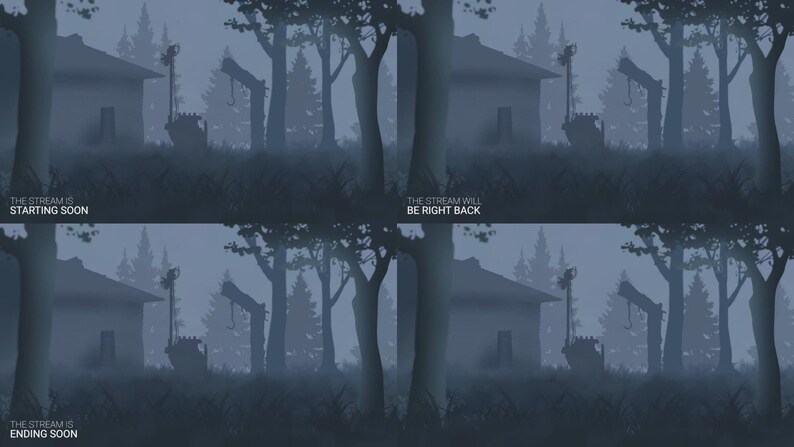 DBD ANIMATED Stream Overlay Pack Nea & Ghostface Dead by - Etsy