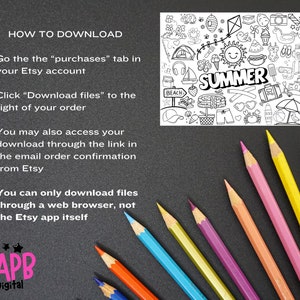 Summer Coloring Sheet Summer Coloring Page Activity Color Sheet ...