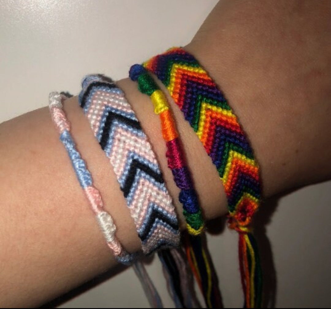 Pride Flag Bracelets - Etsy UK
