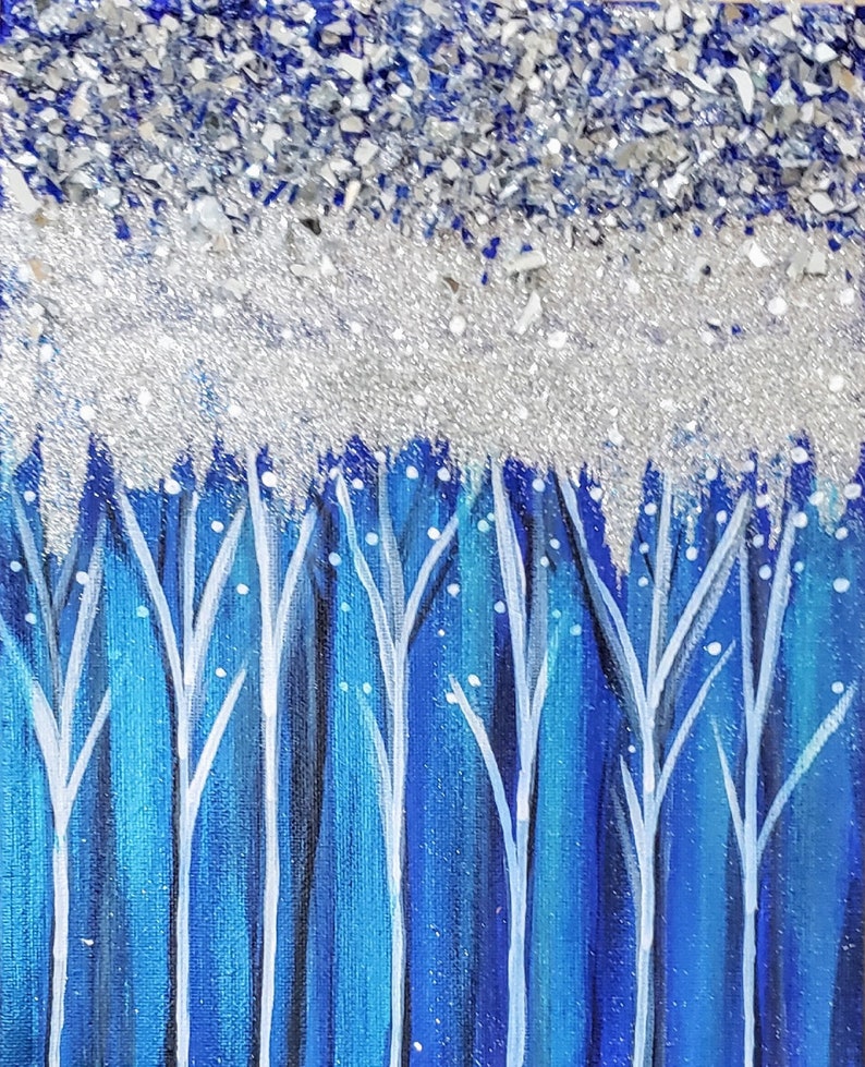 Abstract Glitter Art Contemporary Art for Modern Art - Etsy