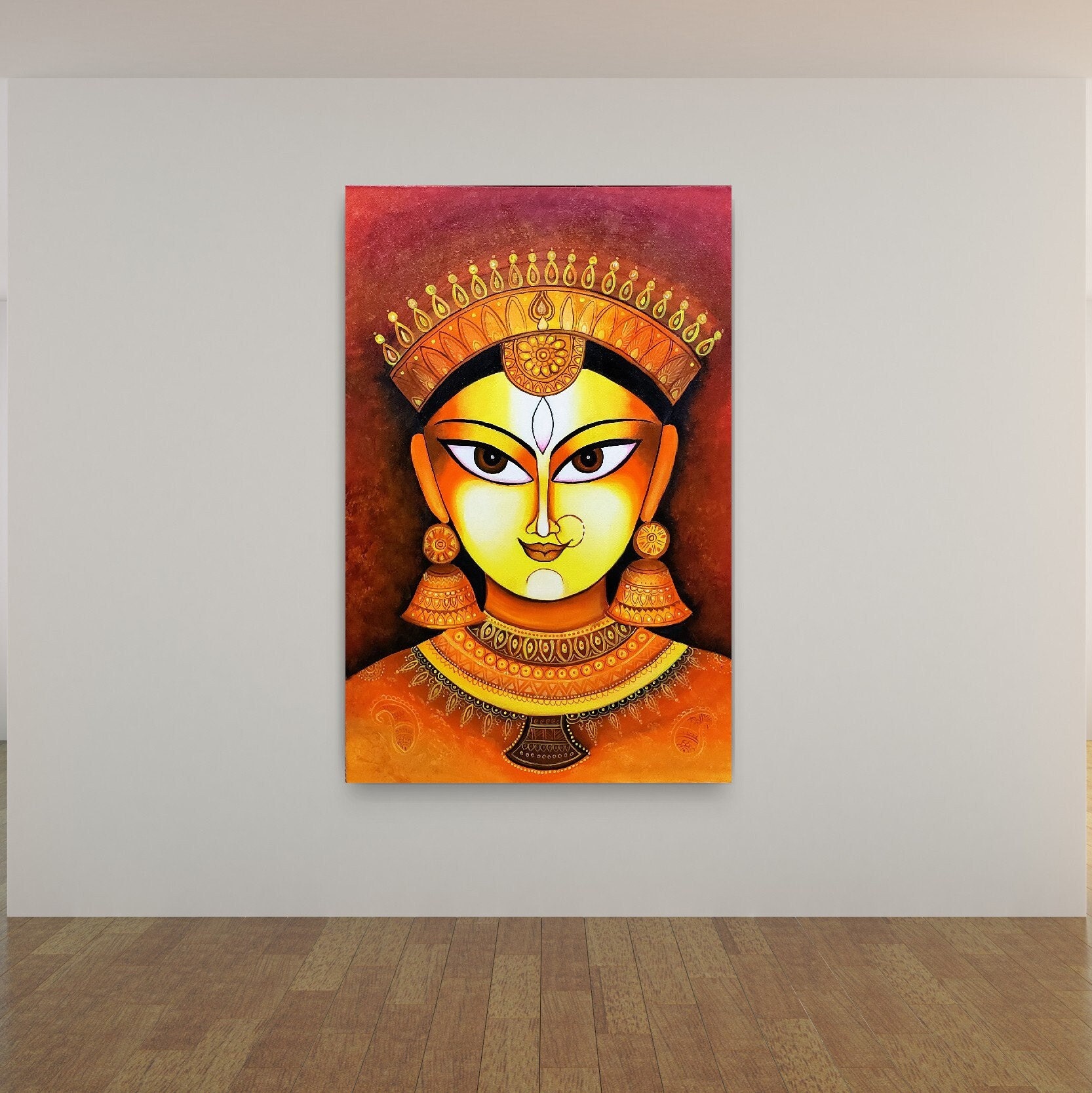 Goddess Durga Modern Art